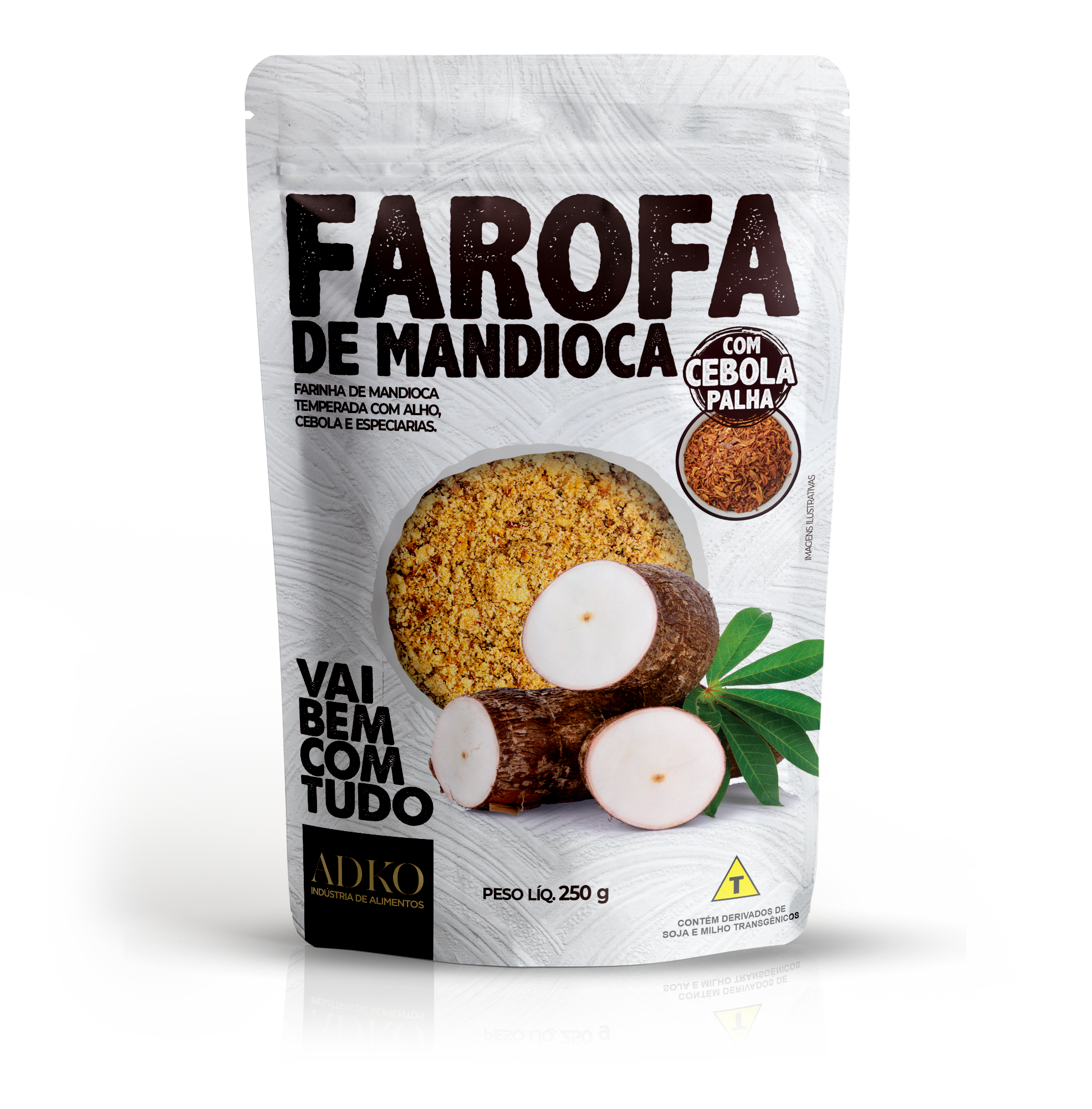 Melhores pratos para fazer com farofa de mandioca - Adko