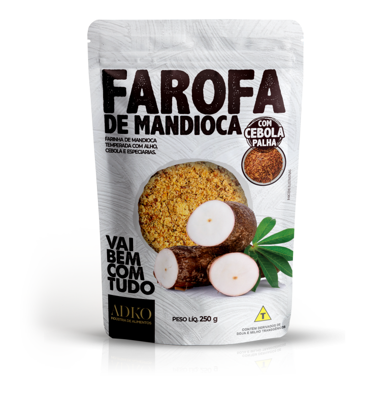 Como usar farofa de mandioca nas suas receitas - Adko